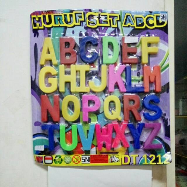 Jual Huruf set ABCD mainan anak alphabet abjad | Shopee Indonesia