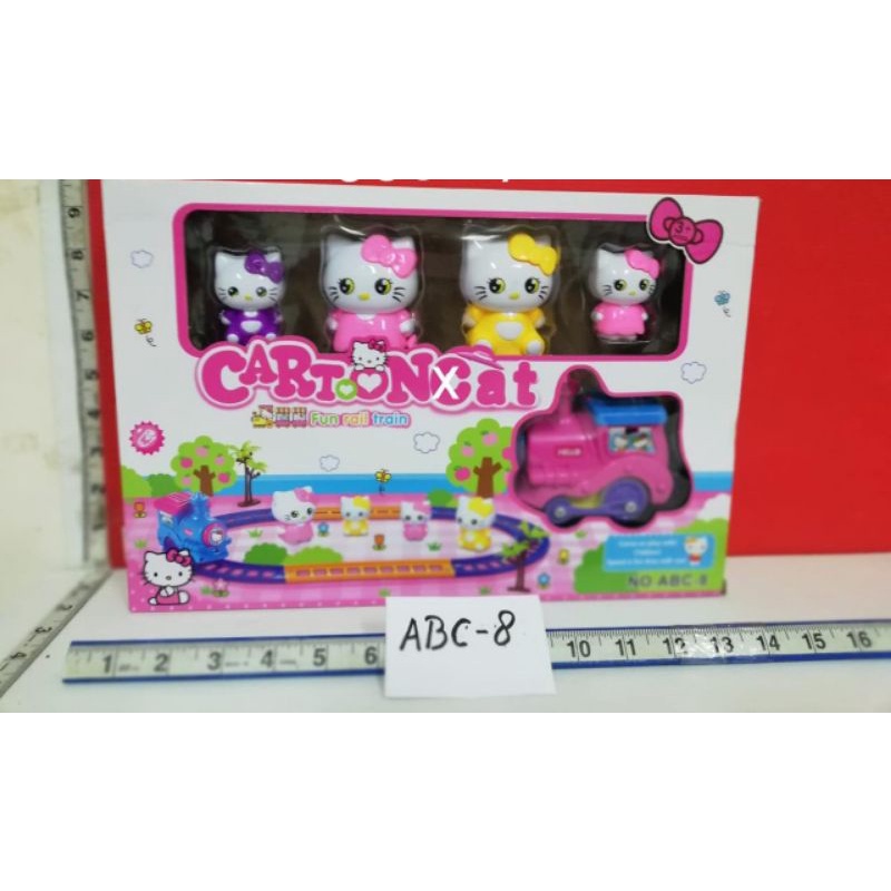 Jual Mainan Kereta Api Rel Hello Kitty Cartoon Cat Besar Shopee Indonesia
