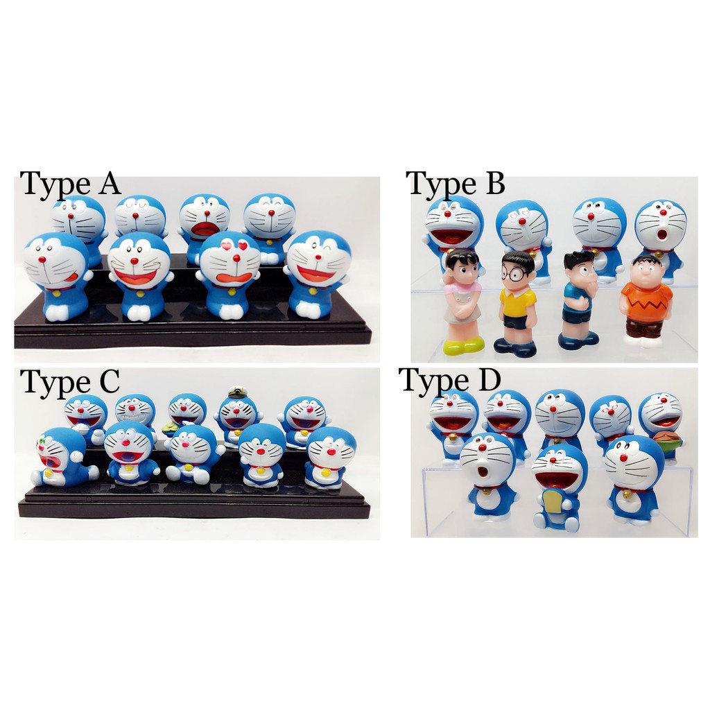 Jual Action Mini Figure Set Pajangan Miniatur Mainan Anak Doraemon ...