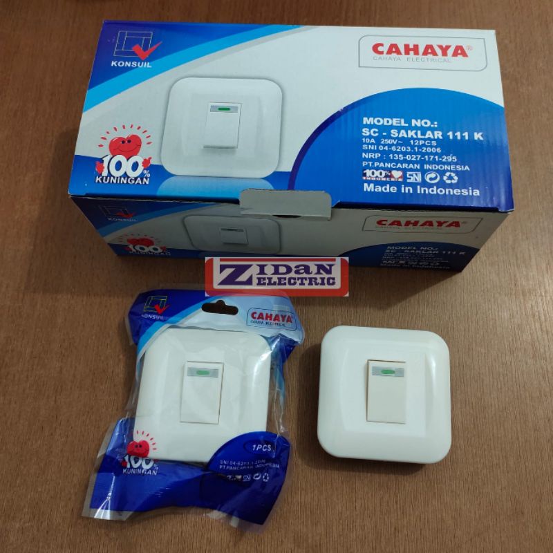 Jual Inbow Saklar Engkel Radium Cahaya / IB Saklar Engkel Tunggal ...