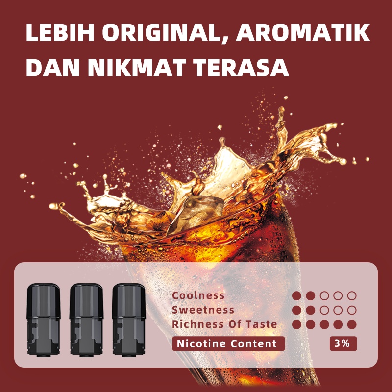 Jual YOWO VAPE Adaptasi RELX/SP2 rokok elektronik Rasa Cola Soda ...