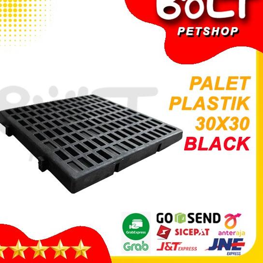 Jual Alas Kandang Palet Plastik 30x30cm BLACK Tebal 3cm | Shopee Indonesia
