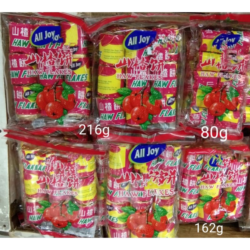 Jual All Joy HAW FLAKES / Hawflakes / Manisan Buah Haw , Permen Sanca ...