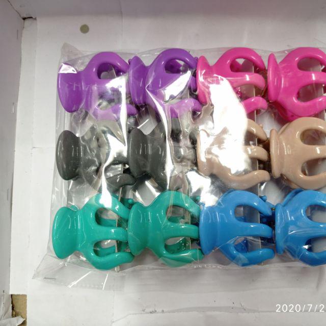 Jual Jepit rambut jedai isi 12 pcs ukuran 5 cm jepitan multiwarna | Shopee Indonesia