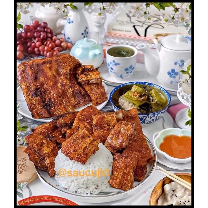 Jual Saucu Babi Panggang Bapang Asli Bangka Roasted Pork (500 Gram ...