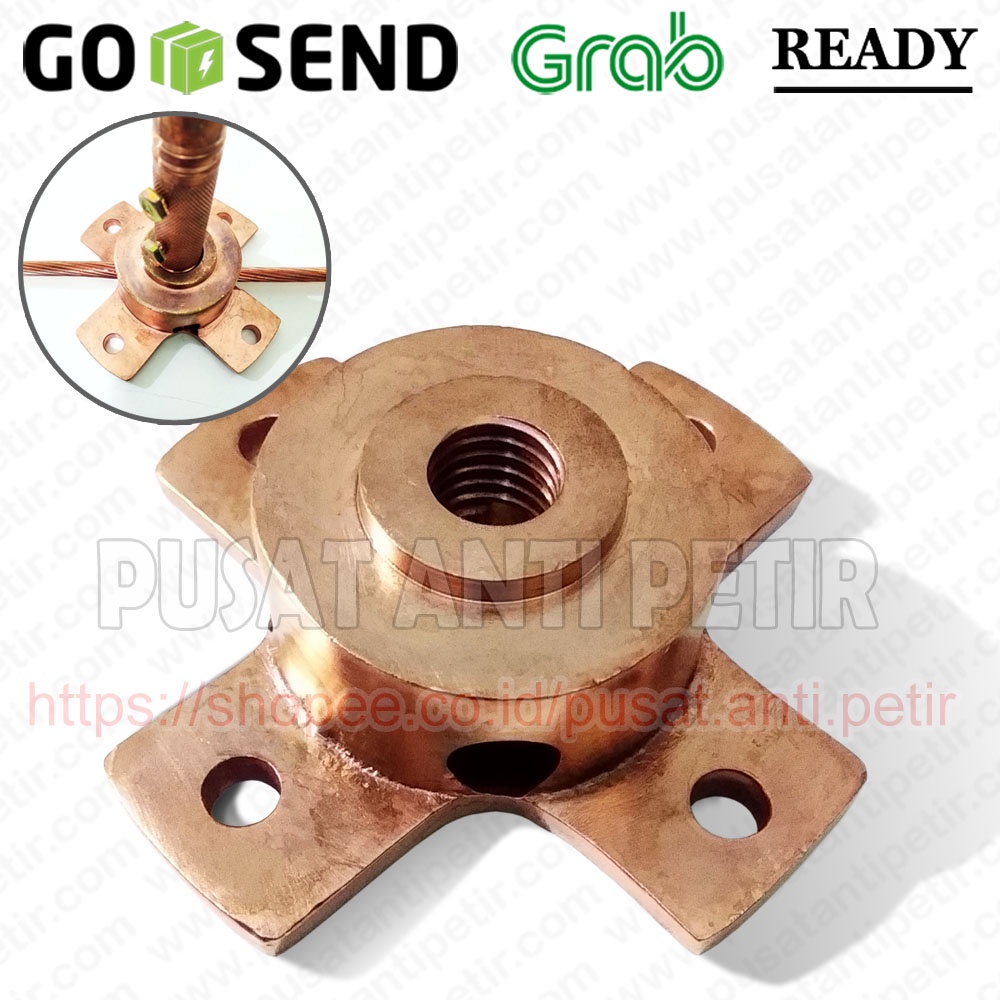 Jual Dudukan Splitzen Anti Petir / Air Rod Base / Base Plate Ukuran 5/8 ...