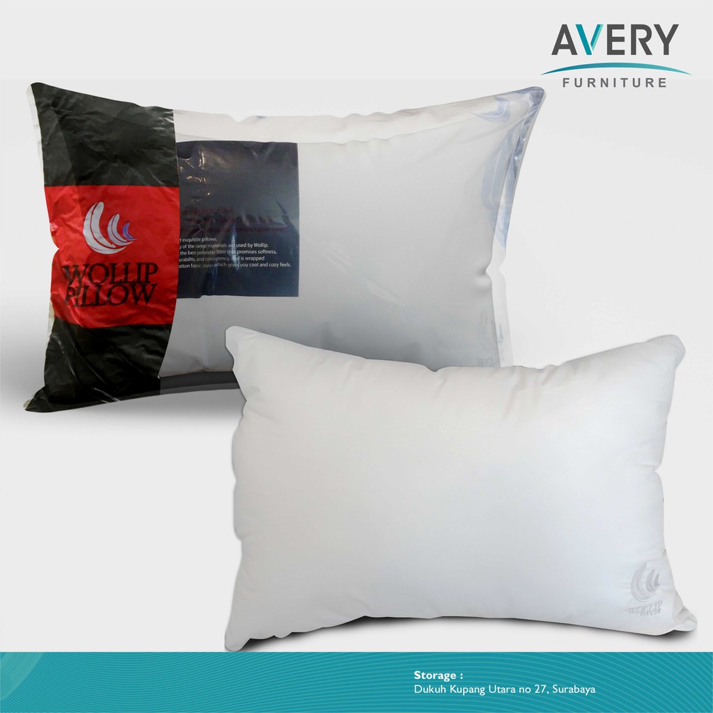 Jual Avery - Wollip - Bantal atau Guling Microfiber atau Sintetis Bulu ...