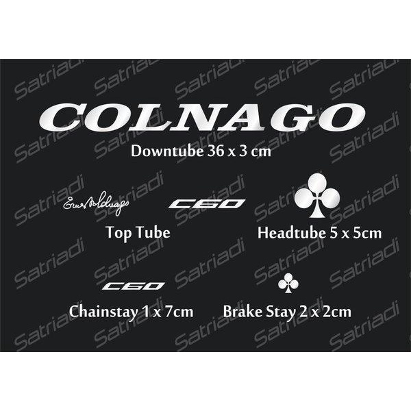 Jual Stiker Frame Sepeda Colnago C60 | Shopee Indonesia