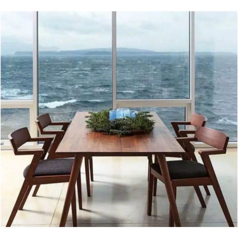 Jual Kursi makan k4, dining table kayu jati, dining set, Kursi makan ...