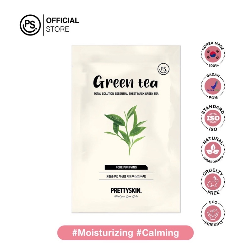 Jual Pretty Skin Total Solution Essential Sheet Mask 23g | Shopee Indonesia