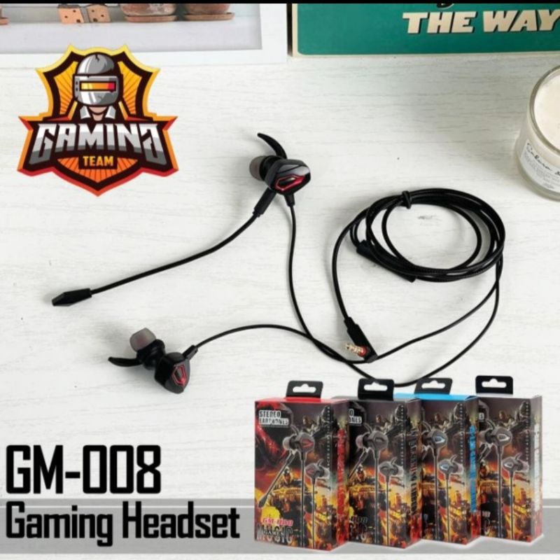Jual Headset Geming GM-008 Edifierstereo Earphones Game plus mic universal | Shopee Indonesia