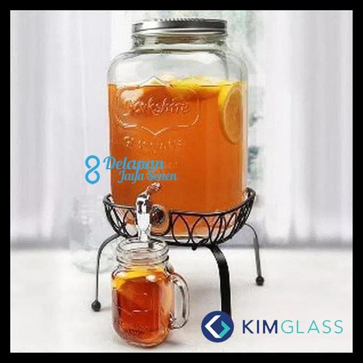 Jual Dispenser Kaca 4L/ Dispenser Juice/ Glass Water Jug/ Water Tank ...