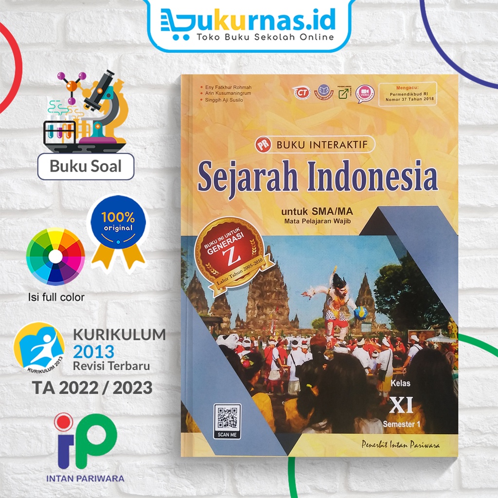Jual Buku PR Interaktif Sejarah Indonesia Wajib SMA/MA Kelas 11 Semester 1 - Intan Pariwara ...