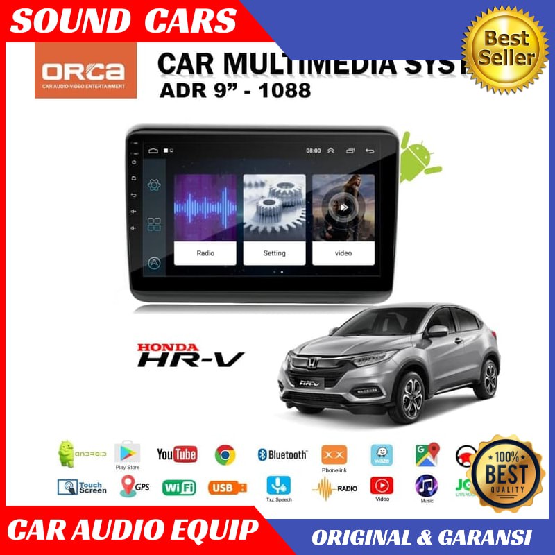 Jual Head Unit ANDROID OEM HR-V Honda HRV Android ORCA ADR-1088 Best ...