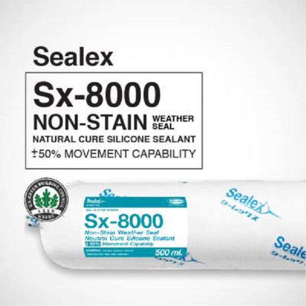 Jual LEM Sealant SEALEX SX-8000 Non-Stain Wheatherseal High Performance ...