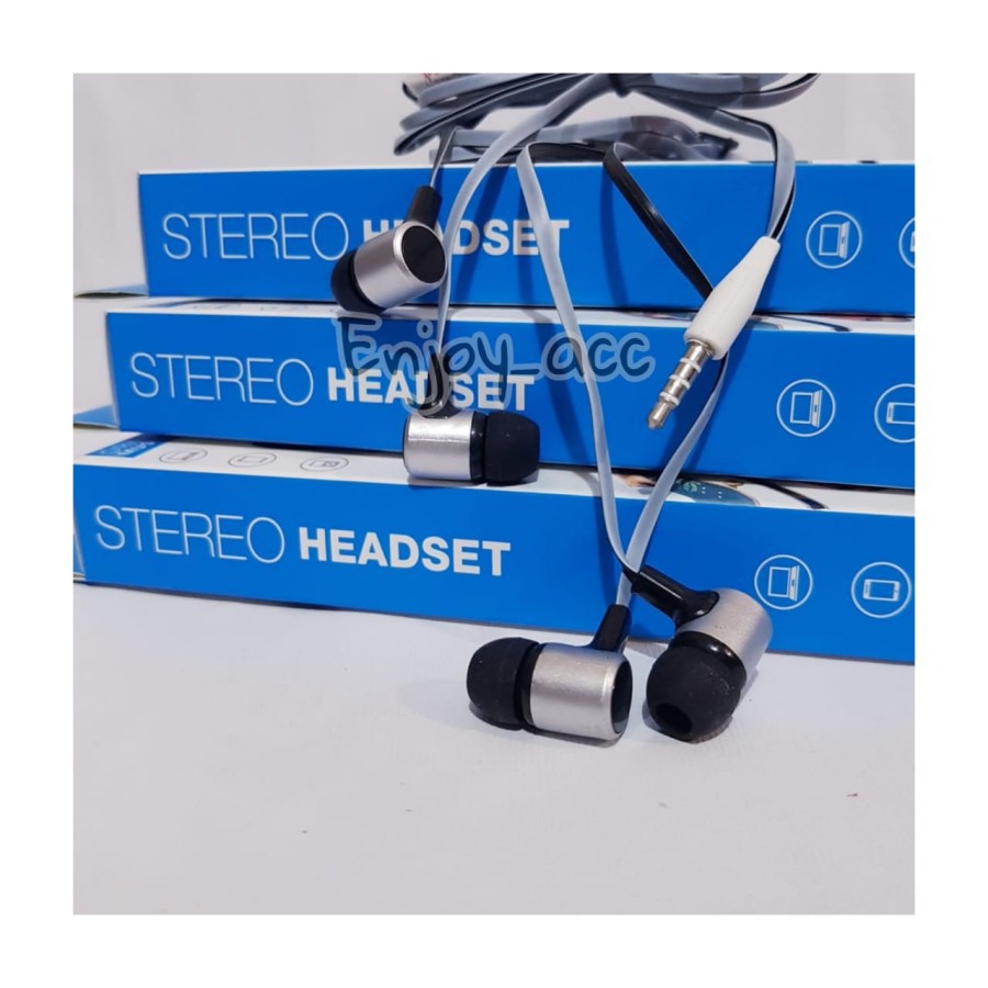 Jual HEADSET HF EARPHONE HEANDSFREE HS-70 PLUS PACK | Shopee Indonesia