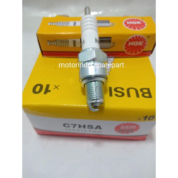 Jual Busi NGK,C7HSA Pala pendek(Grand). 1 kotak isi 10 pcs. | Shopee ...