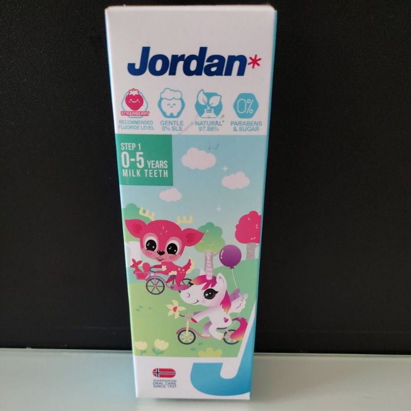 Jual Jordan Kids Toothpaste Milk Teeth Step 1(0-5years) | Shopee Indonesia