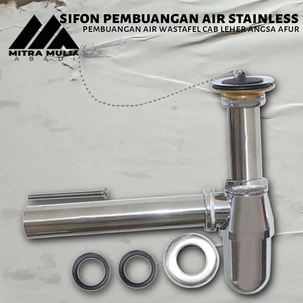 Jual Sifon I Pembuangan Air Wastafel CAB Leher Angsa Afur Pembuangan ...