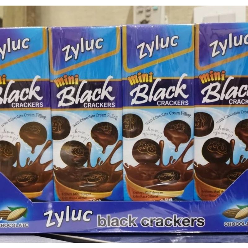 Jual Zyluc Mini Black Cracker/ Stick Coklat isi 20kotak /pack | Shopee ...