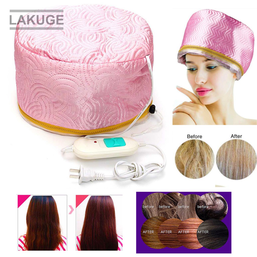 Jual Penutup Kepala Rambut Hot Steamer Hair SPA Thermal Treatment ...