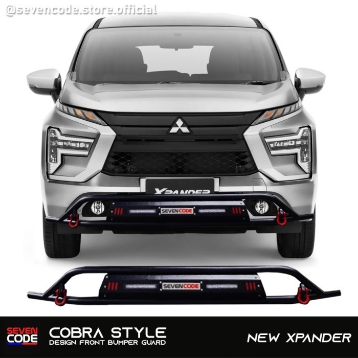 Jual FRONT BUMPER GUARD COBRA STYLE NEW XPANDER 2022 | Shopee Indonesia