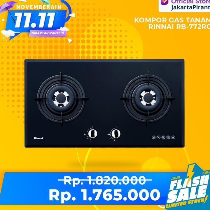 Jual Built-In Gas Hob Kompor Gas Tanam 2 Tungku Rinnai Rb-772 Ro (G) E0K3Fncwar | Shopee Indonesia