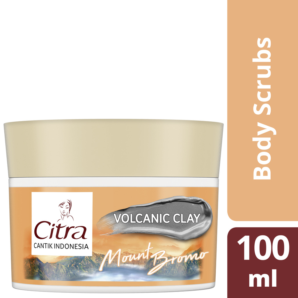 Jual Citra Volcanic Clay Body Scrub 100 Ml | Shopee Indonesia