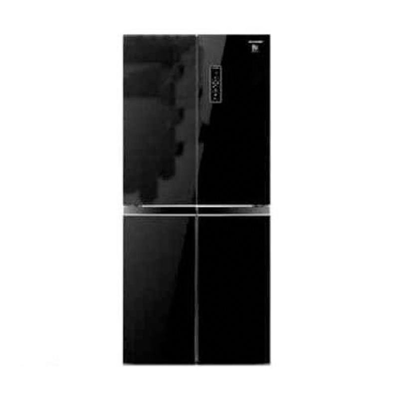 Jual SHARP SJ IF 51 PG BK / LEMARI ES SXS INVERTER 4 PINTU 472 LITER ...