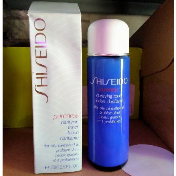 Jual Shiseido pureness toner lotion oil control 100% from japan ...