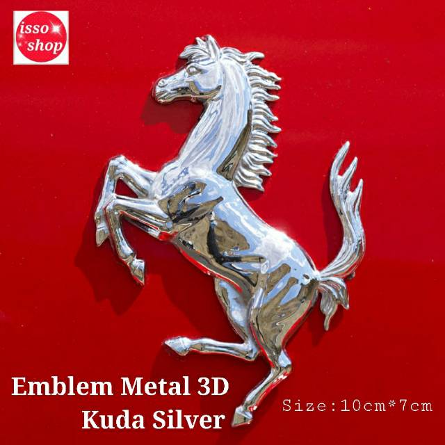 Jual Emblem metal 3D/emblem stiker/Emblem Logo Kuda | Shopee Indonesia