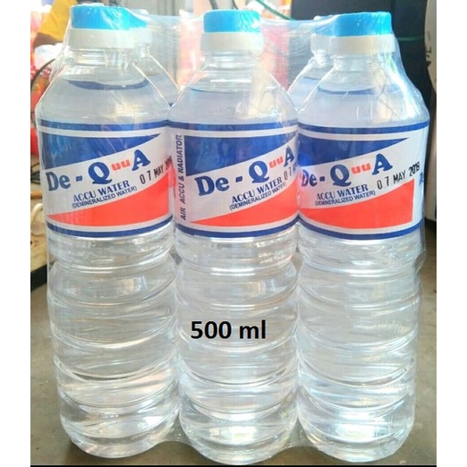 Jual Air Aki / Accu Water Biru 500Ml Merk Dequa | Shopee Indonesia