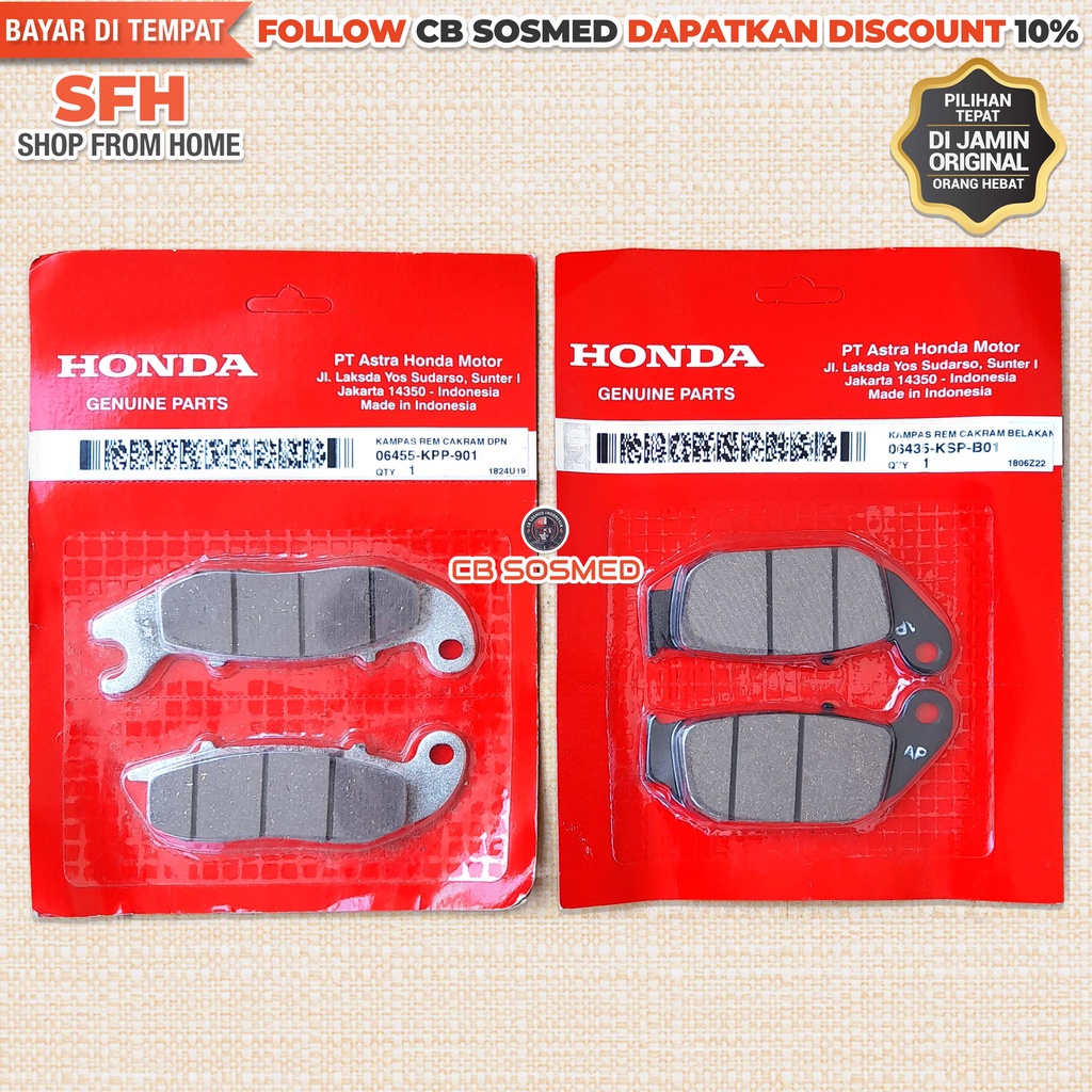 Jual Dispad Kampas Rem Depan New Megapro MP Mono Disc Pad Kampas Rem ...