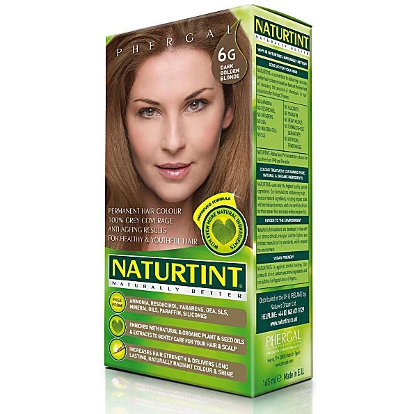 Jual Naturtint, Permanent Hair Colorant, 6G Dark Golden Blonde | Shopee Indonesia