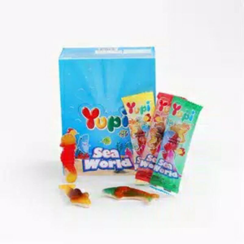 Jual Permen Yupi Sea World box isi 24 pcs | Shopee Indonesia