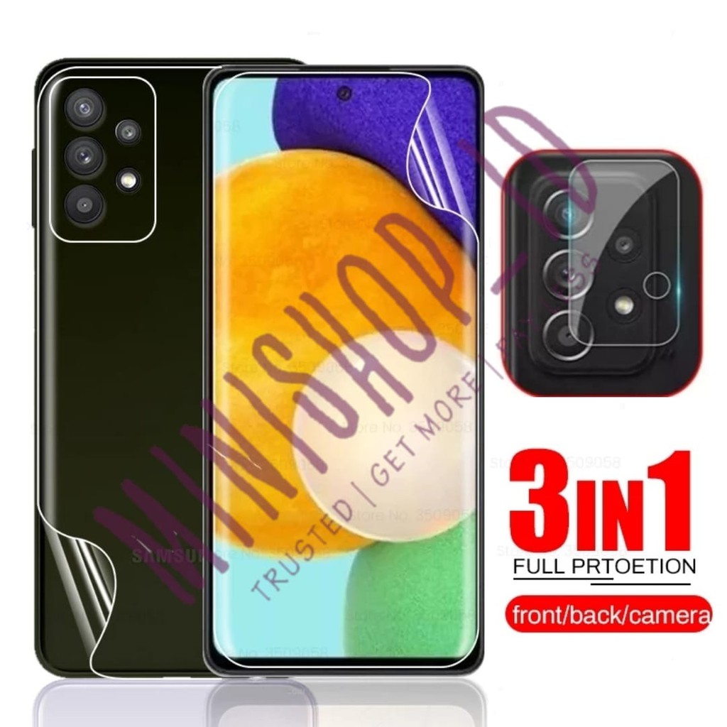 Jual SAMSUNG GALAXY A52S 5G A52 5G HYDROGEL FULL COVER BODY 3 IN 1 ...