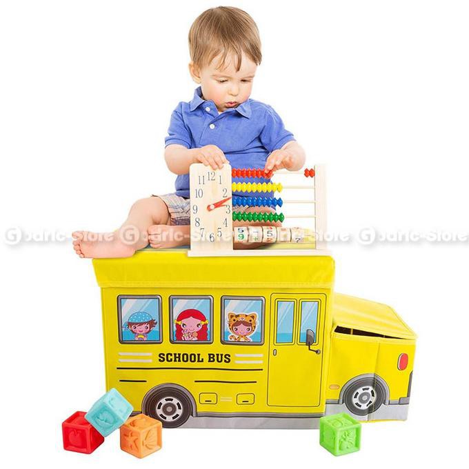Jual 5Fr6Dty- Storage Box Bus Cartoon Kotak Tempat Penyimpanan Toys ...