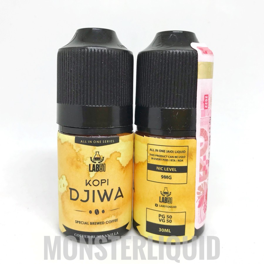 Jual PODS FRIENDLY KOPI DJIWA COFFEE RUM VANILLA LAB51 9MG 30ML ...