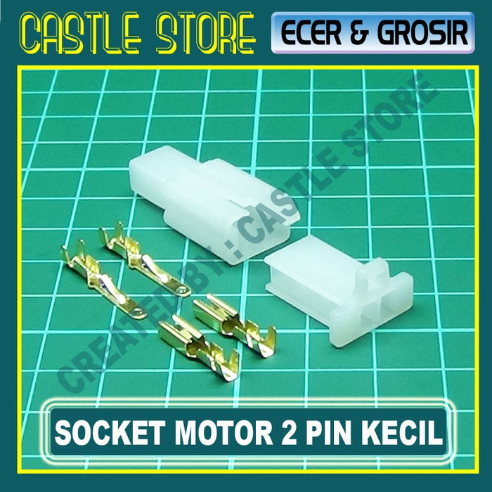 Jual BAYAR DI TEMPAT TOKO DIGITAL_STORE Socket 2 Pin Kecil + Skun ...