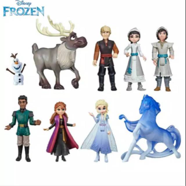 Jual Disney Frozen 2 Figure set 9 pcs Elsa Anna Karakter Terbaru ...