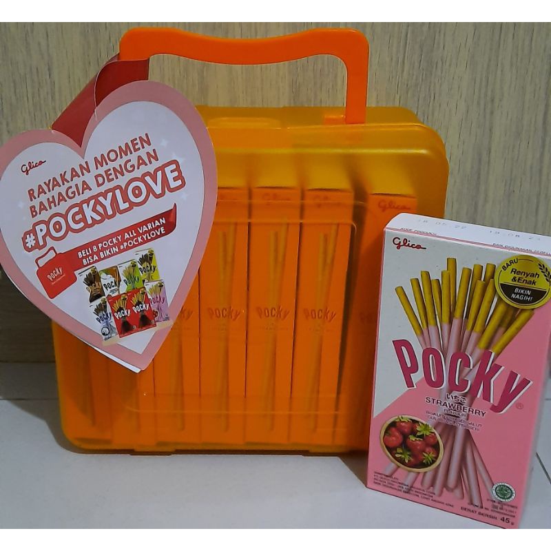 Jual 8pc Glico Pocky 45gr Free Gift Biskuit (DETAIL CEK DESKRIPSI ...