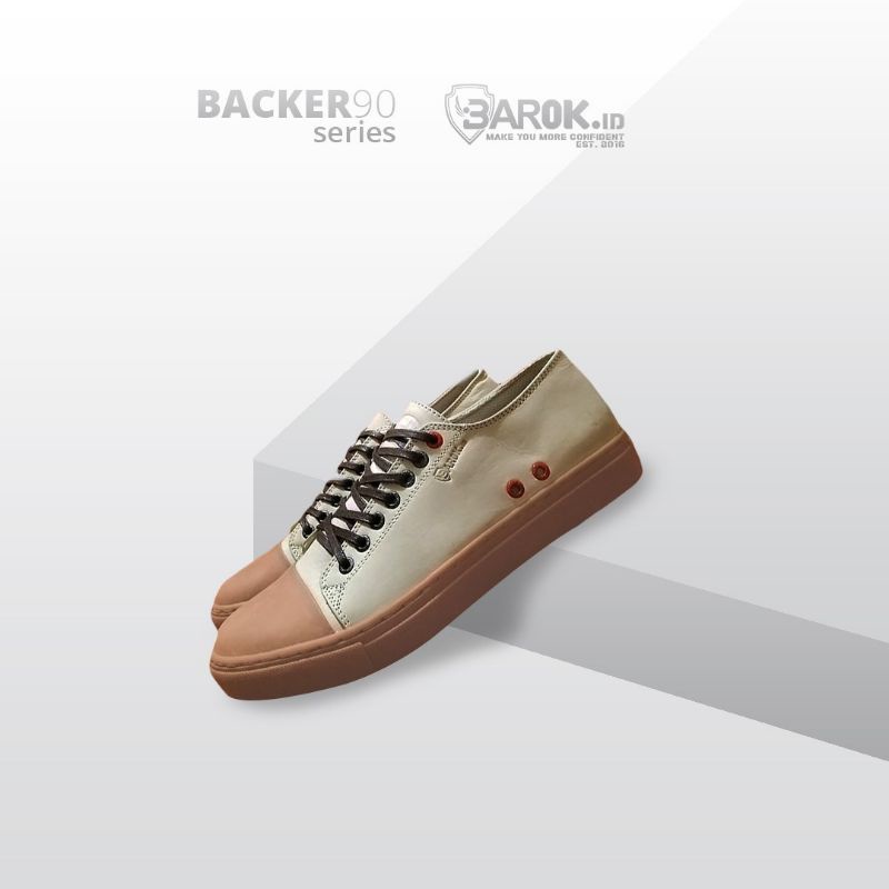 Jual BAROK.ID Backer 90 Classic Retro Sepatu Sneakers Casual Pria Hitam ...