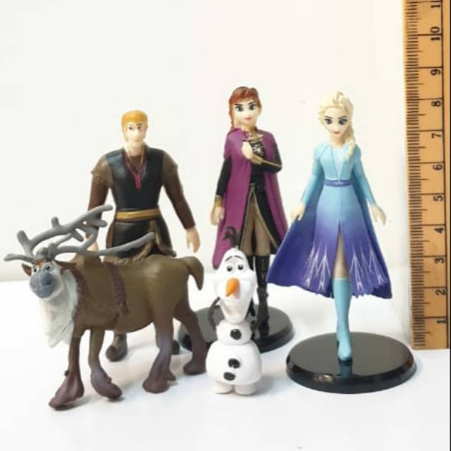 Jual 5PCS/SET FROZEN 2 ELSA ANNA OLAF KRISTOFF SVEN FIGURE | Shopee ...