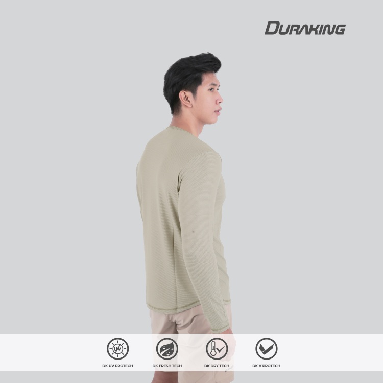 Jual Duraking Running Jersey Long Sleeve (Man) Basic Color Tee New ...