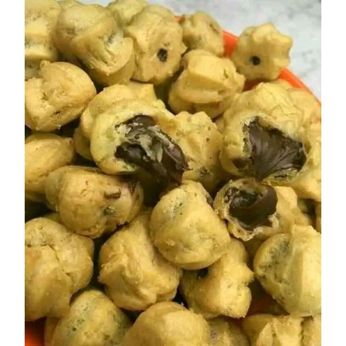 Jual Kue Sus Cokelat 1kg Kue Soes Coklat Kue Sus Kering Coklat Sus Cokelat Bandung Kue