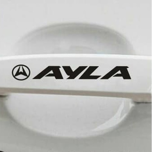 Jual Stiker Handle Pintu Mobil Logo Daihatsu Ayla - Car Decal Sticker ...