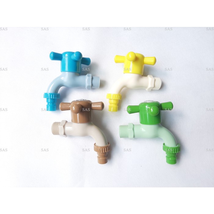 Jual SAS Kran Air Pvc 1/2" inch Baling / Kran Leleng AIr Taman Pvc ...