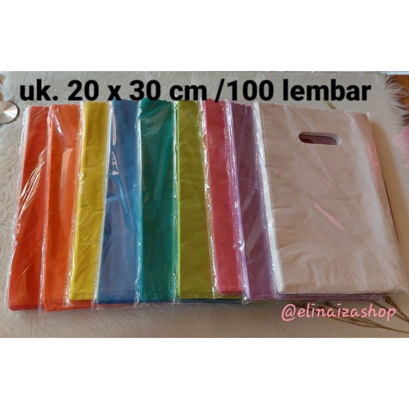 Jual 20x30cm/PLASTIK HD PLONG POLOS/ KANTONG PLASTIK HD PLONG 20 x 30 ...
