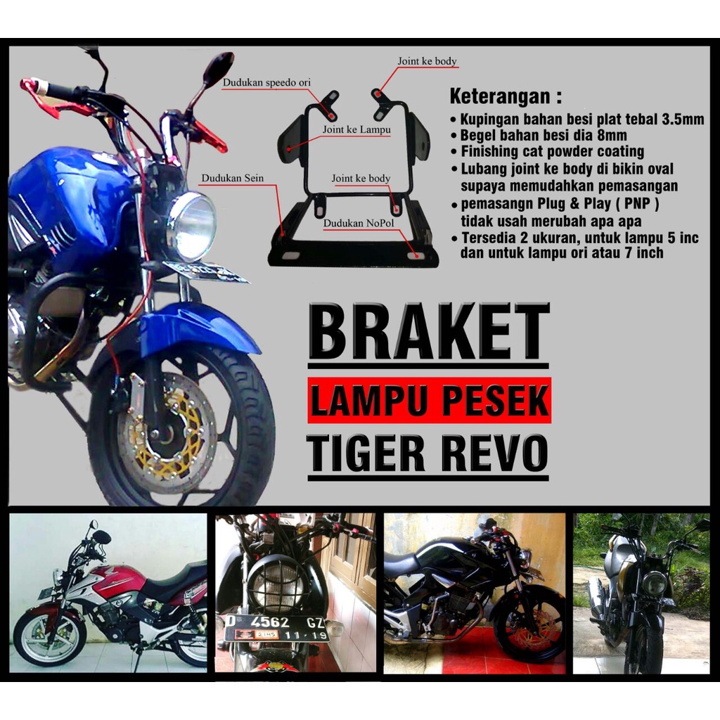 Jual Braket Pesek Tiger Revo | Shopee Indonesia