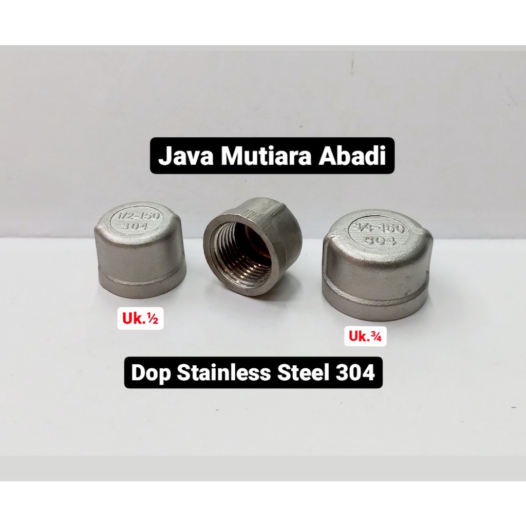 Jual Dop/End Cap/Tutup drat dalam Stainless 1/2 inch 304 harga per pcs ...